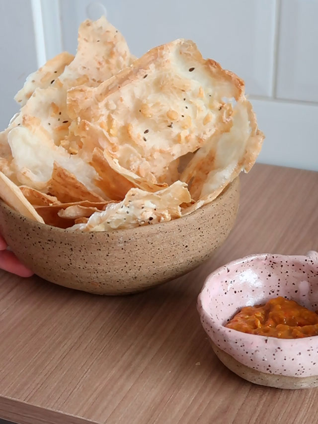 Receita de snack crocante de polvilho - Meu Apartamentinho por Sá Olivetti